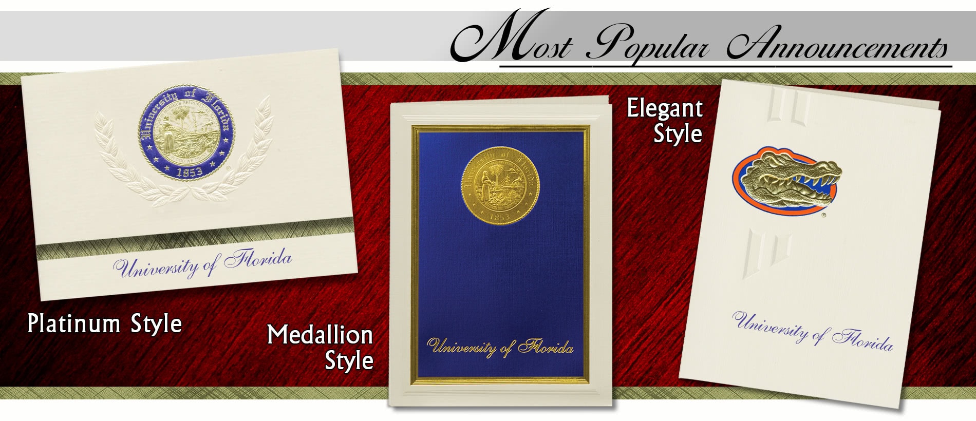 University of Florida - Graduation Announcement- SignatureA