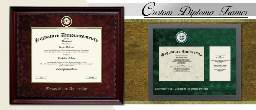 1 FSU Diploma Frame SN- SignatureA